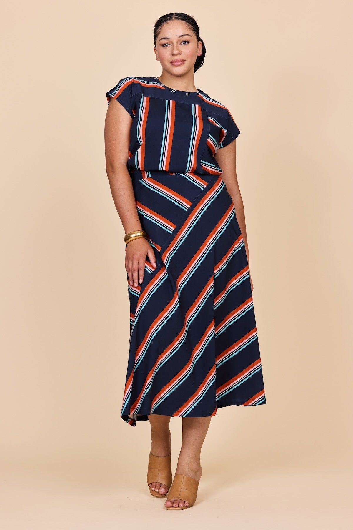 RETRO STRIPE A-line Skirt – Frock Me Out