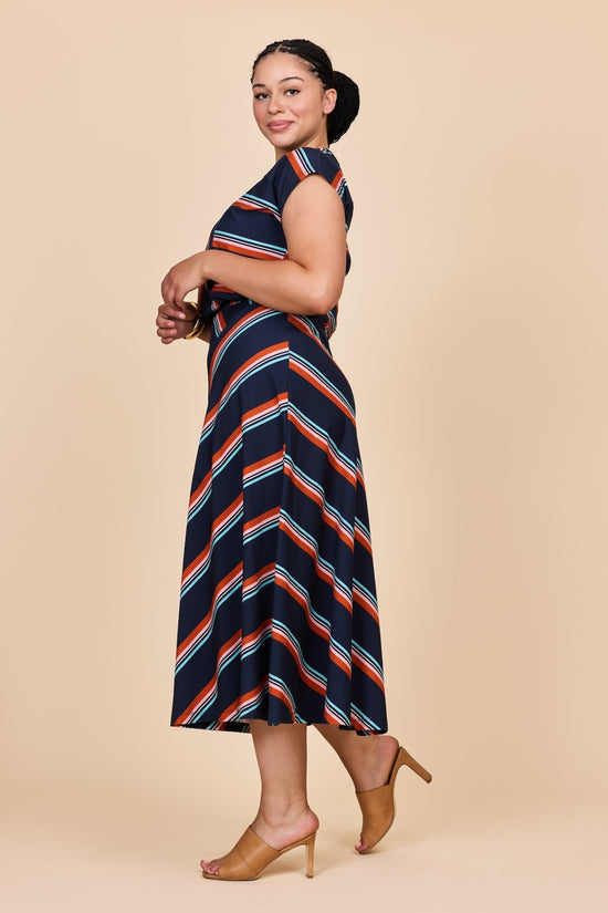 RETRO STRIPE A-line Skirt – Frock Me Out
