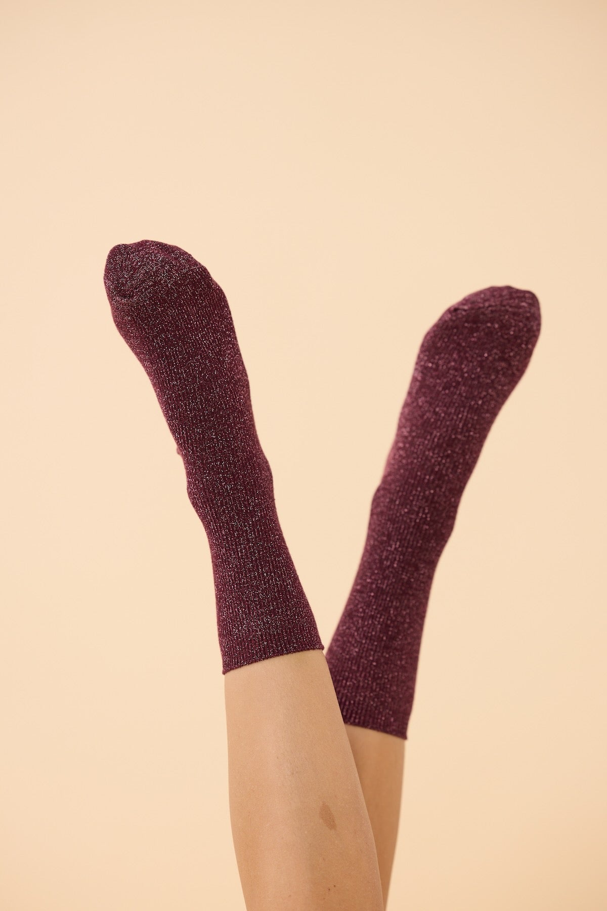 SPARKLING BURGUNDY Socks – Frock Me Out